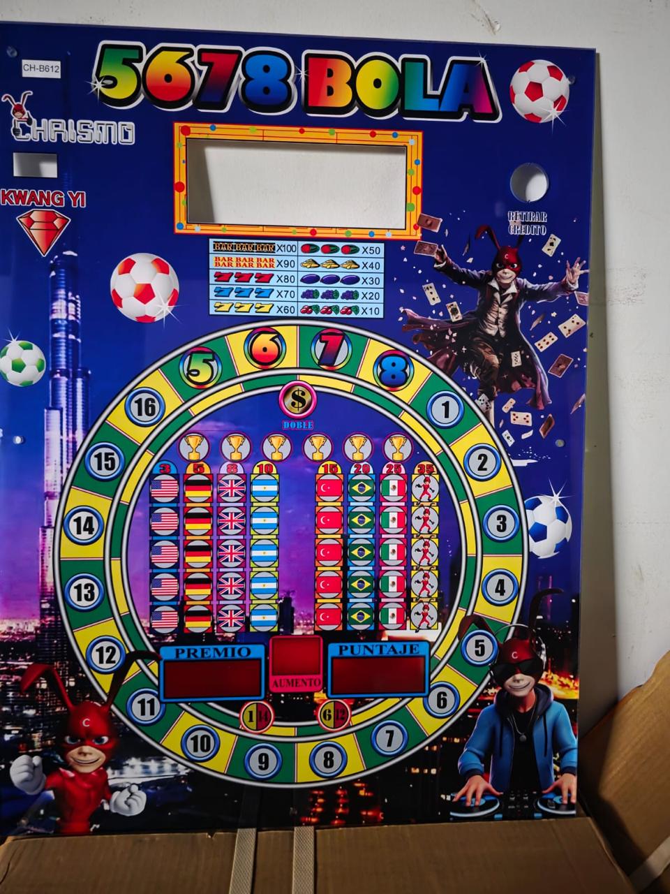 PINBALL 5678 BOLAS RODILLO DIGITAL KWANG YI | Chrismo